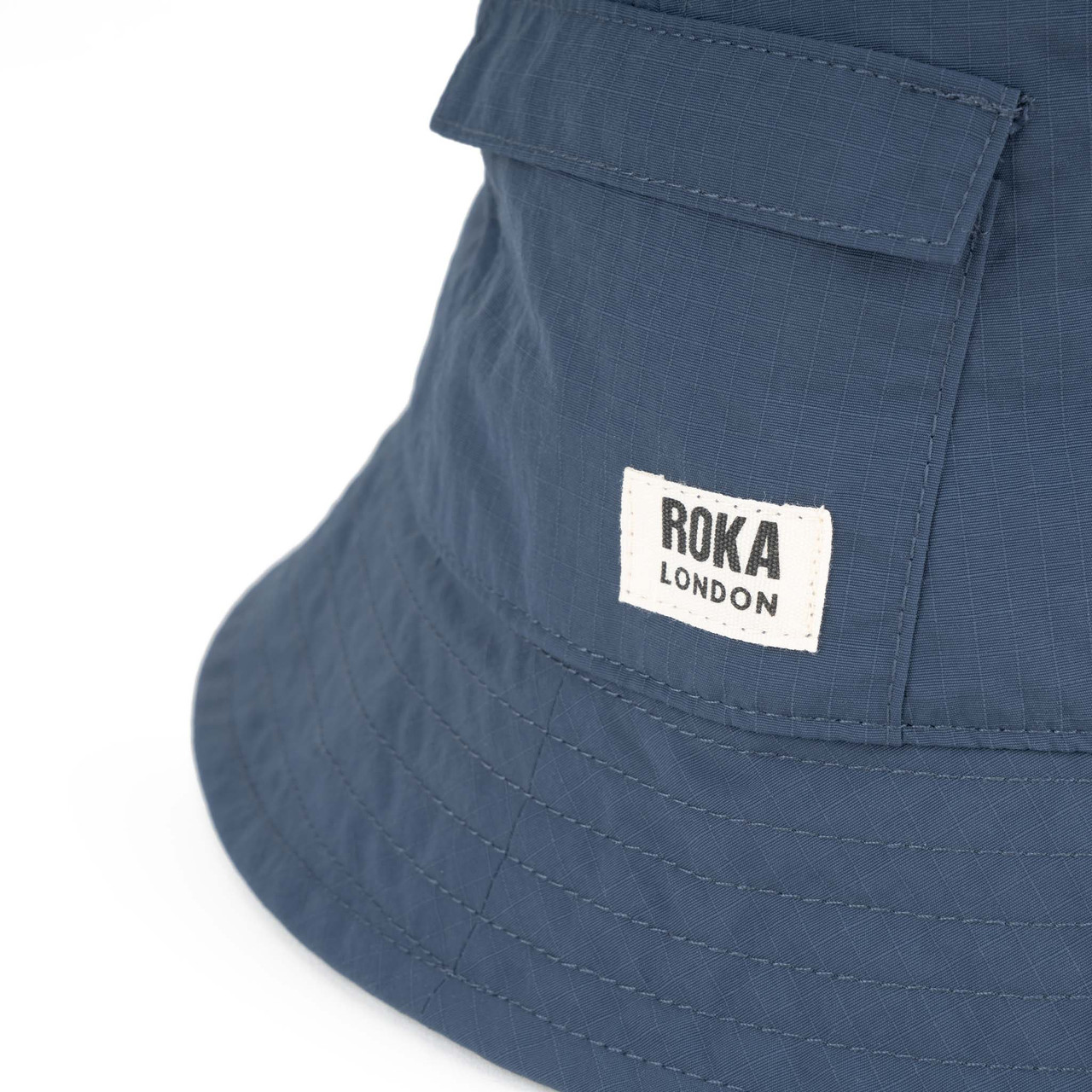 Roka Bedford Recycled Nylon Ripstop Bucket Hat - Deep Blue - The Third ...