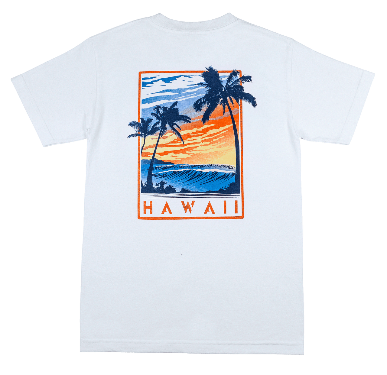 Crew Neck Tee - Seaside: White