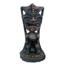 7" Hapa Wood Statue: Happiness Tiki