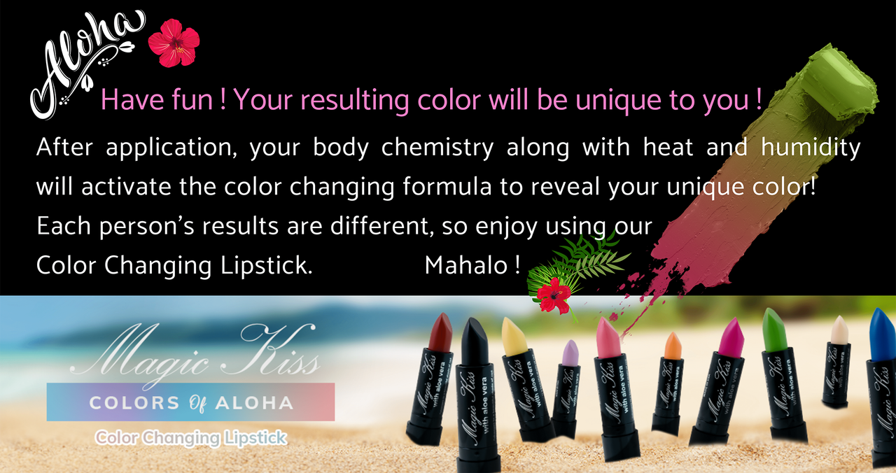 Magic Kiss Aloe Vera Lipstick Six Pack: Mini Rainbow Shave Ice