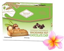 Diamond Bakery Macadamia Nut Shortbread Cookies - Chocolate Chip