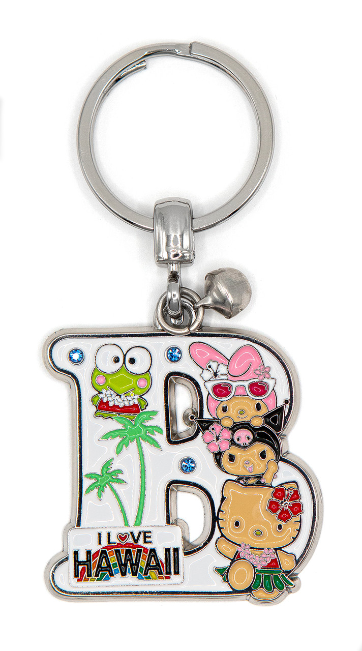 Hello Kitty® And Friends Hawaii Initial Keyring B