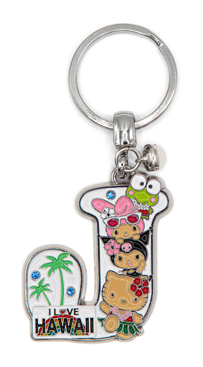 Hello Kitty® And Friends Hawaii Initial Keyring J