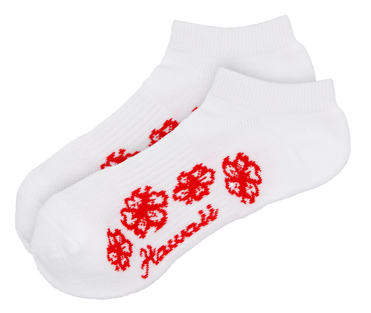 Hawaiian Performance Surfwear® Athletic Cut Socks: Hibiscus