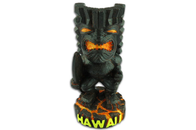 4.75" Lava Wood Statue: Surf