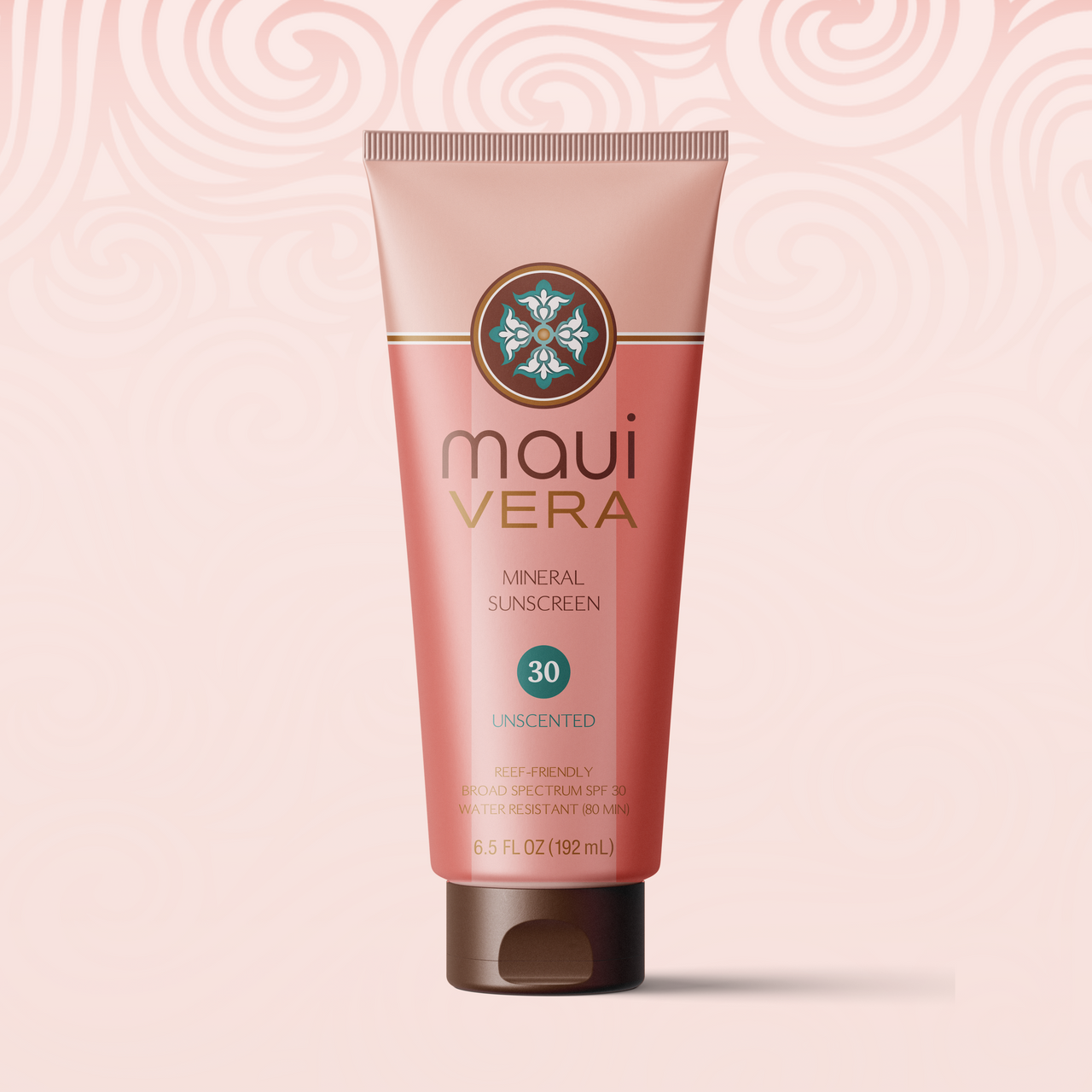 Maui Vera Organic Mineral Sunscreen Unscented SPF 30 6.5 oz