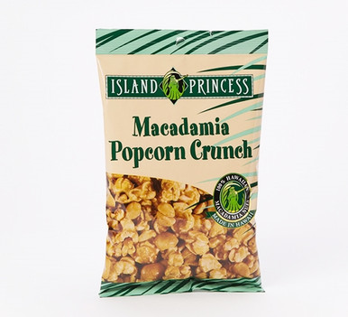 Island Princess Macadamia Nut Popcorn Crunch Bag
