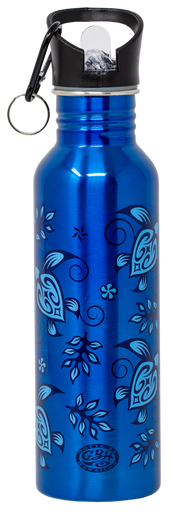 Stainless Steel Hydration Bottle 25oz by GBH: Blue Honu