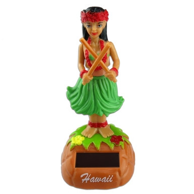 Solar Powered Dashboard Doll : Pilialoha Hula Dancer