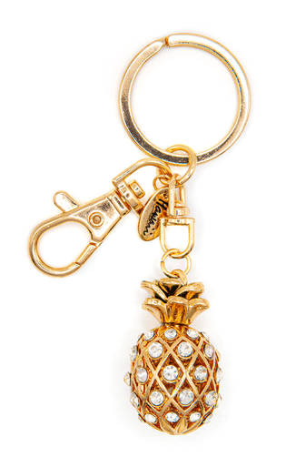 Island Bling Keyring - Pineapple: White