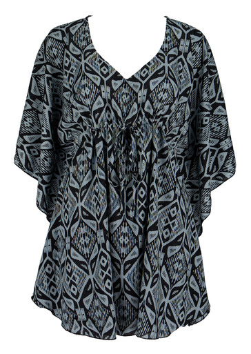 Napua Collection Cover Ups: Batik - Black