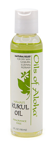 Oils of Aloha - Kukui Nut Oil 4oz: Fragrance Free
