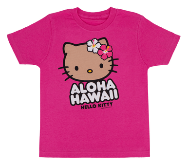 Hello Kitty® & Friends Child's Tee - Hello Kitty® Big Face: Raspberry