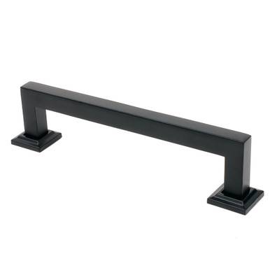 995BLK Rusticware, 5" Square End Pull, Black| My Cabinet Hardware