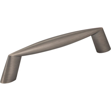 988-96BNBDL Elements Zachary 3 3/4" Straight Pull Brushed Pewter
