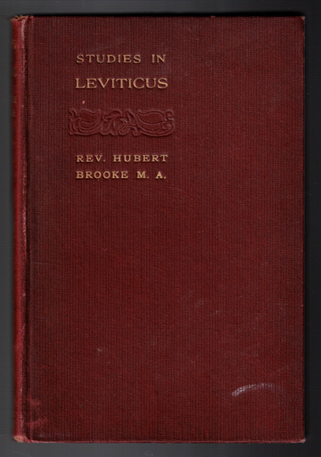 Studies in Leviticus by Rev. Hubert Brooke
