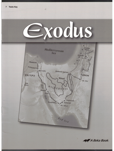 Exodus Tests Key Bible Series A Beka Book