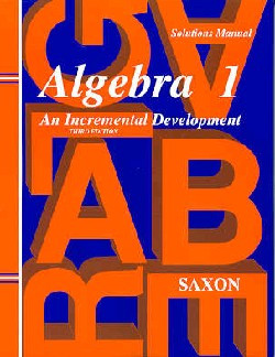 Algebra 1 - Solutions Manual (3rd Edition) - 4Gospel.com