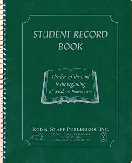 Student Record Book - 4Gospel.com