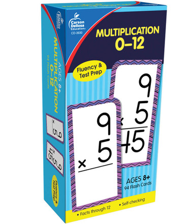 Multiplication 0-12 (Flashcards) - 4Gospel.com