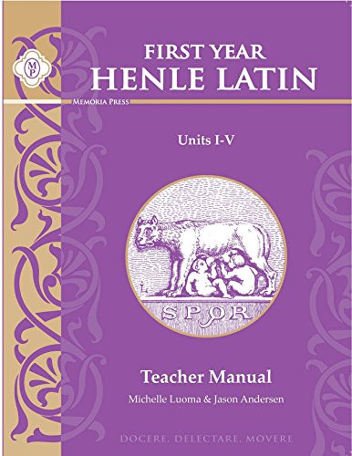 Henle Latin I: Teacher Manual, Units I-V - 4Gospel.com