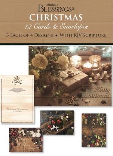 Christmas: Rustic Christmas (Boxed Cards) 12-Pack - 4Gospel.com