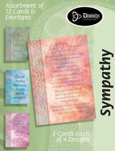 Sympathy: Calligraphy (Boxed Cards) 12-Pack - 4Gospel.com