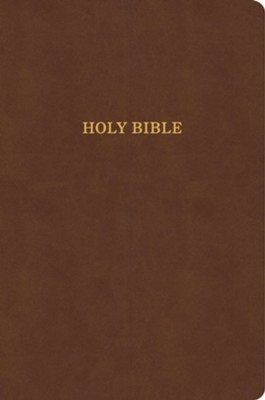 Large Print Thinline Bible, Value edition, KJV (Slate Blue Imitation ...