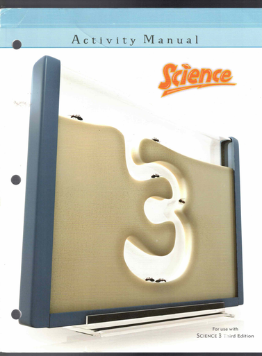 Science 3 Activity Manual Third Edition BJU Press