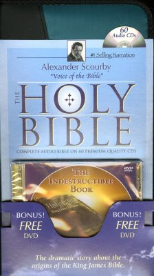 KJV Compete Audio Bible on CD (read by Alexander Scourby) - 4Gospel.com