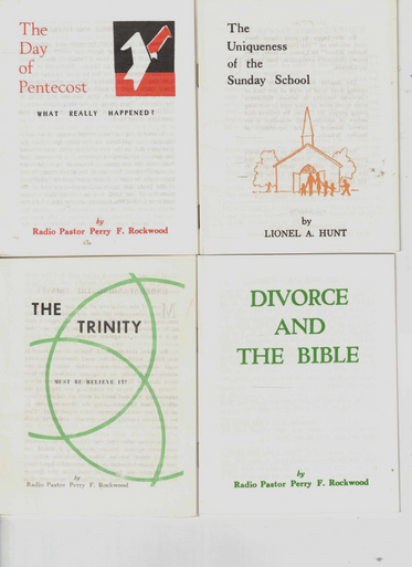 Five Pamphlets on Bible Doctrines, by Perry F. Rockwood - 4Gospel.com