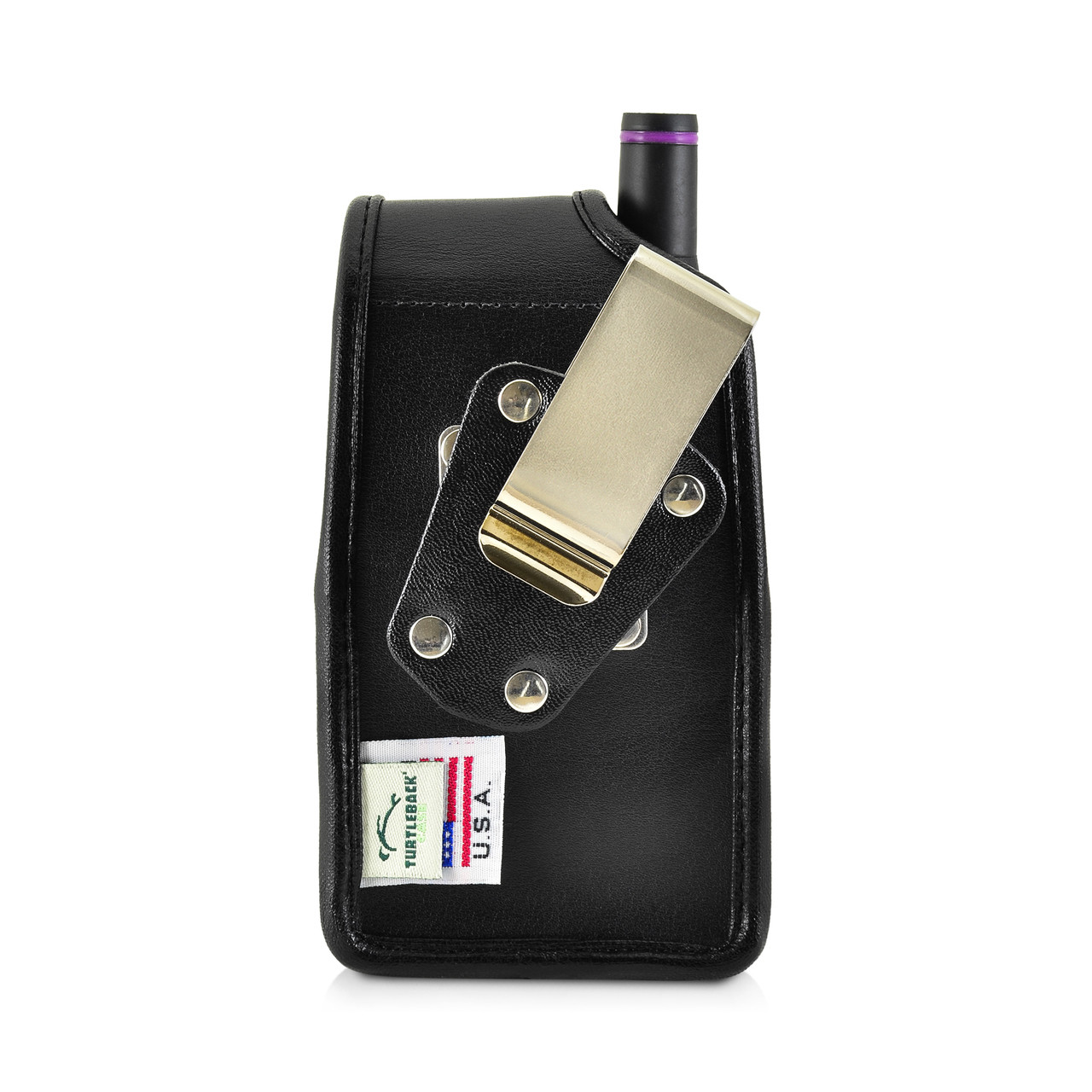 Unication G4 G5 Pager Scanner Black Leather Holster Case Rotating Belt ...