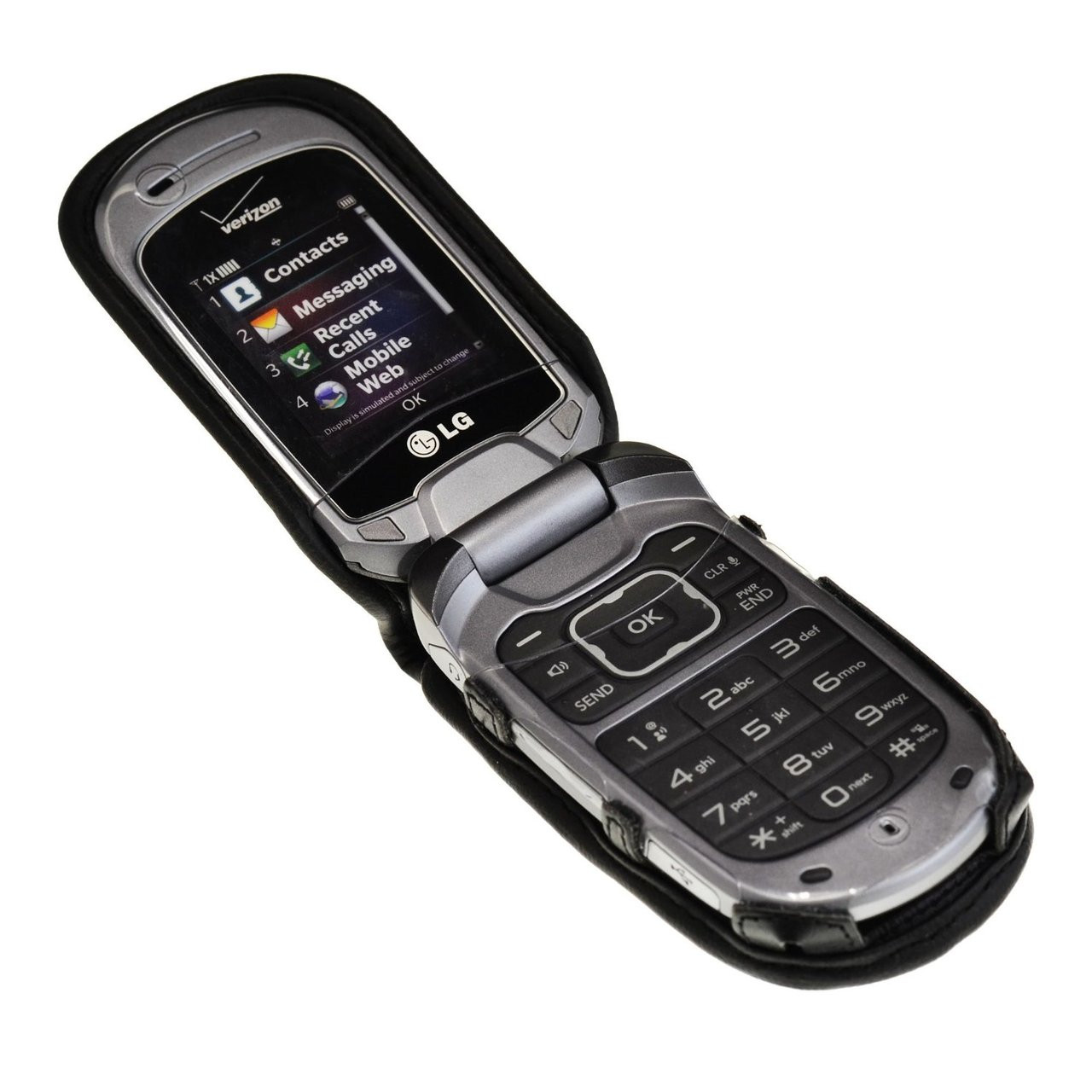 LG Revere Executive Leather Case with Ratcheting Clip