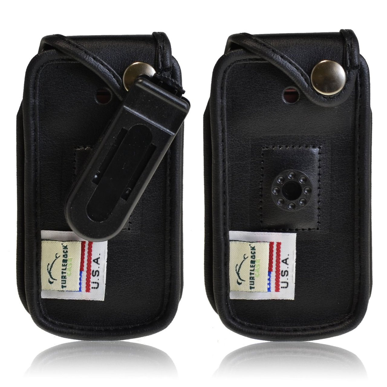 LG Wine 2 UN430 Leather Case with Ratcheting Belt Clip