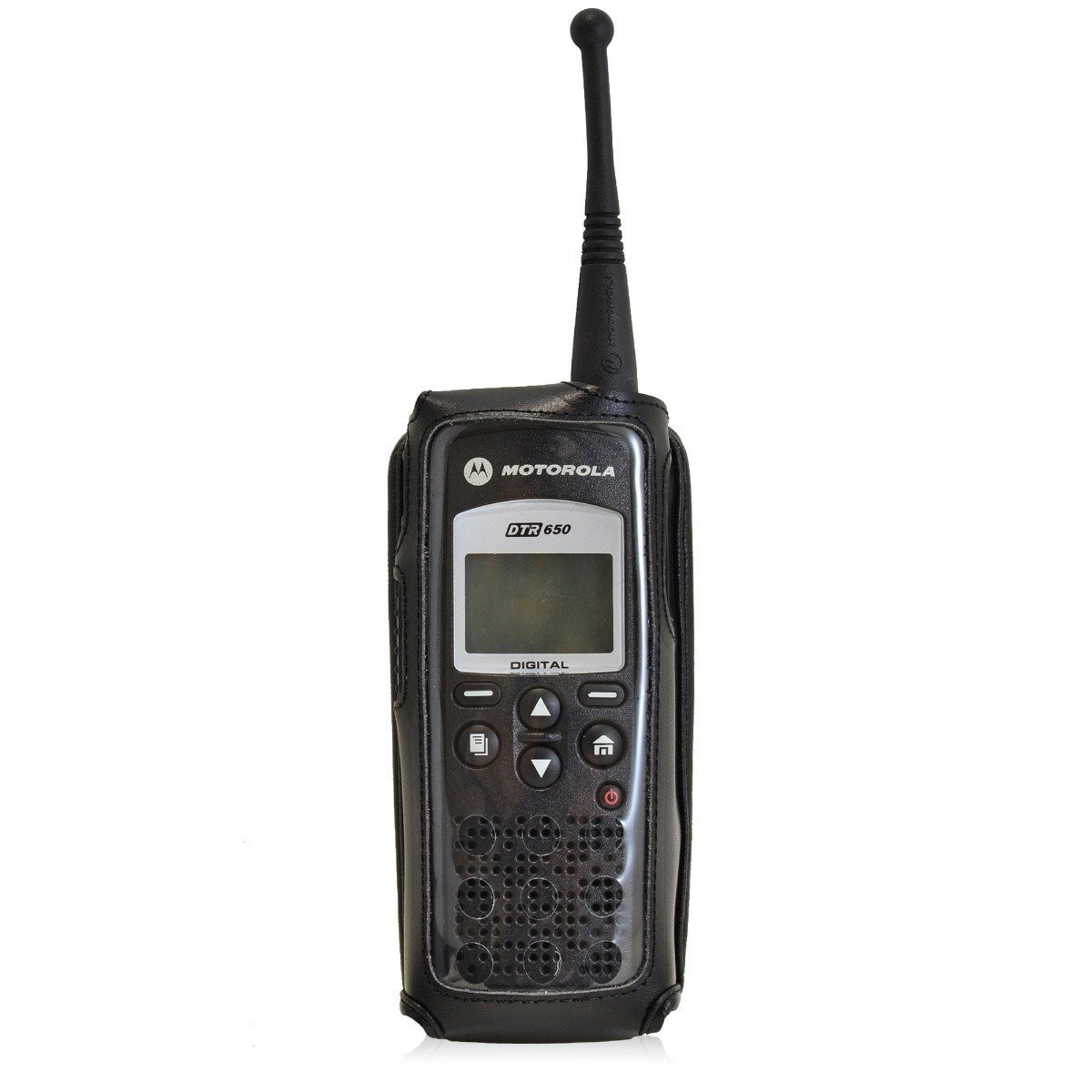 Motorola DTR 650 Leather Case with Rotating Clip