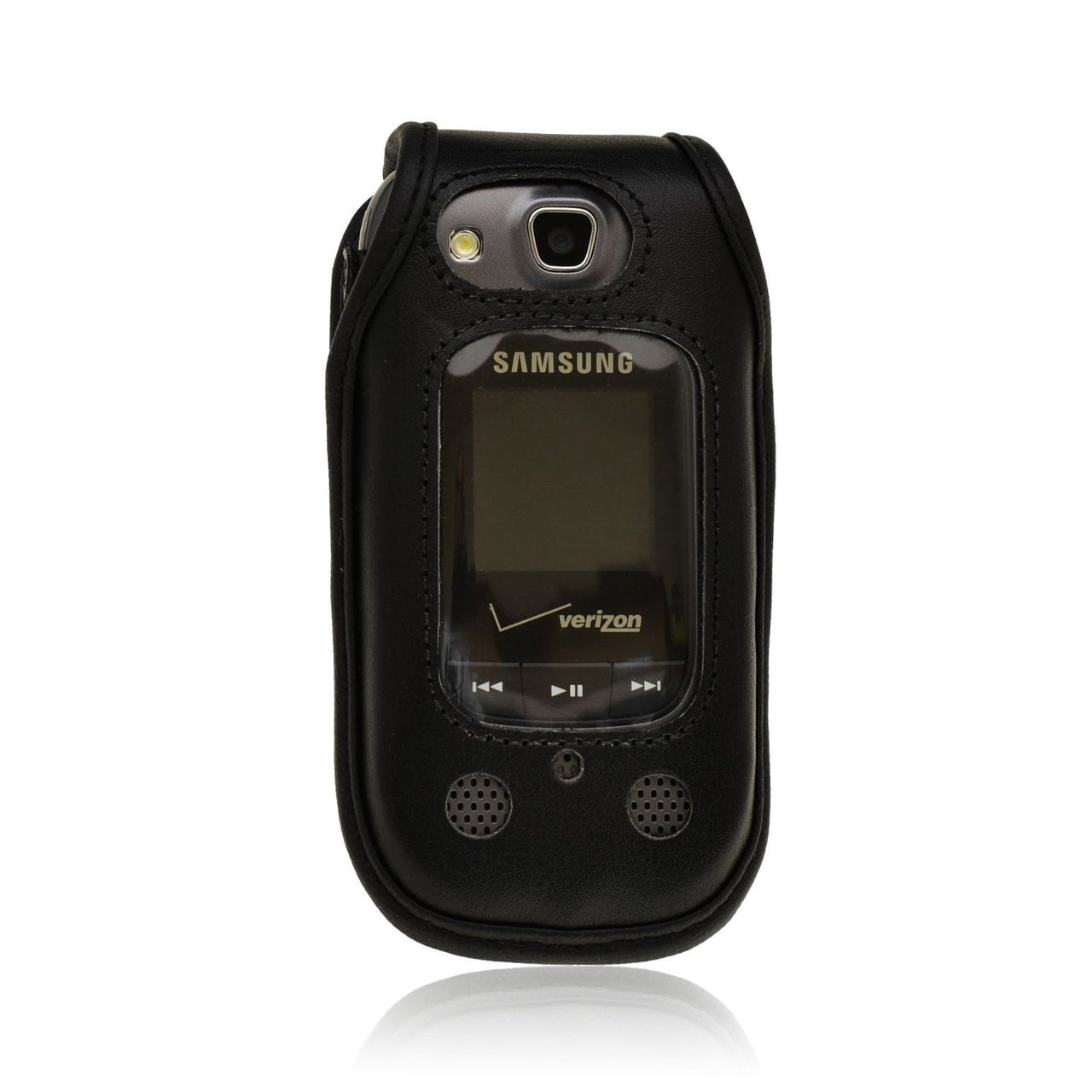 Samsung Convoy 3 U680 Leather Case with heavy duty Clip