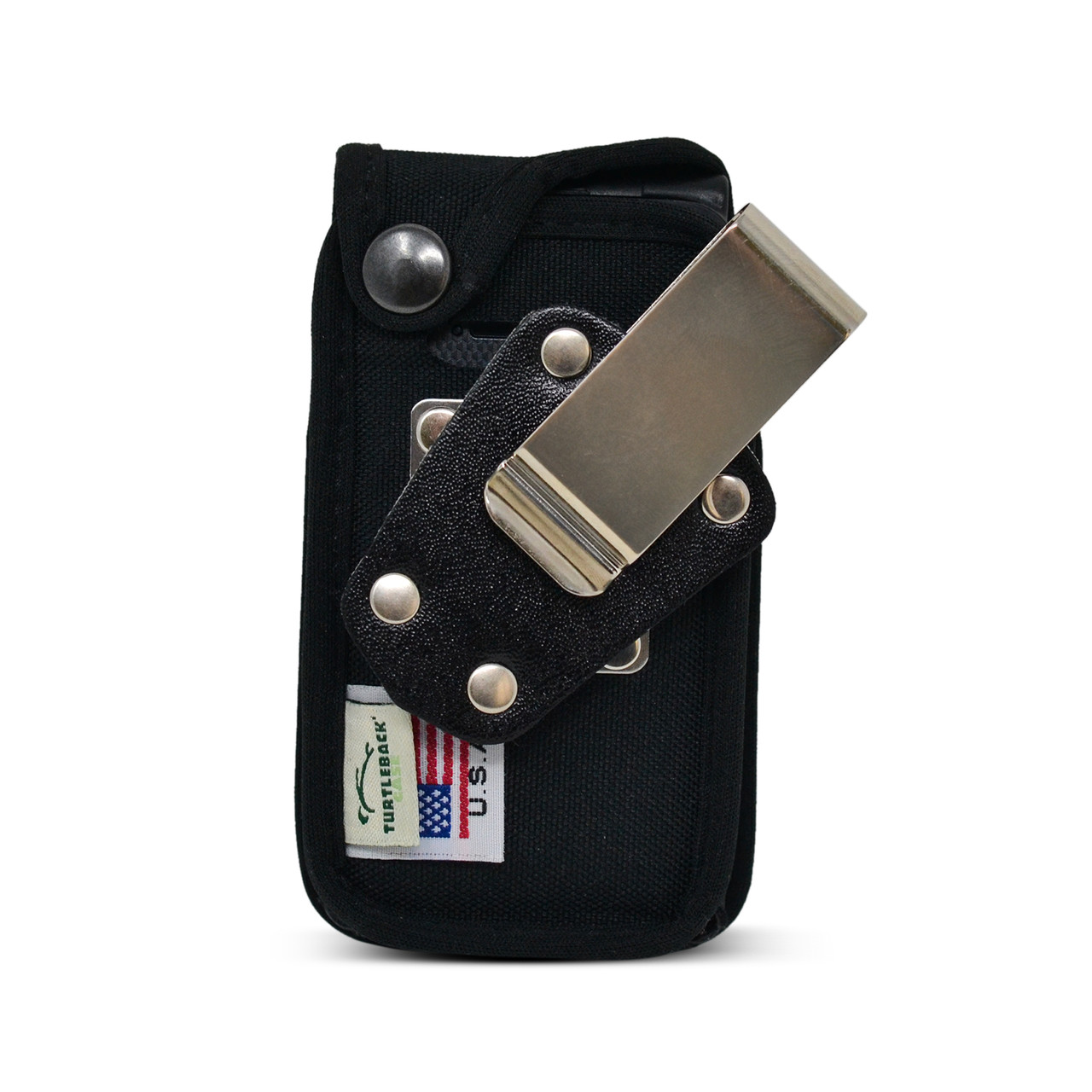 Consumer Cellular Link II 2 Fitted Case Heavy Duty Black Nylon with ...