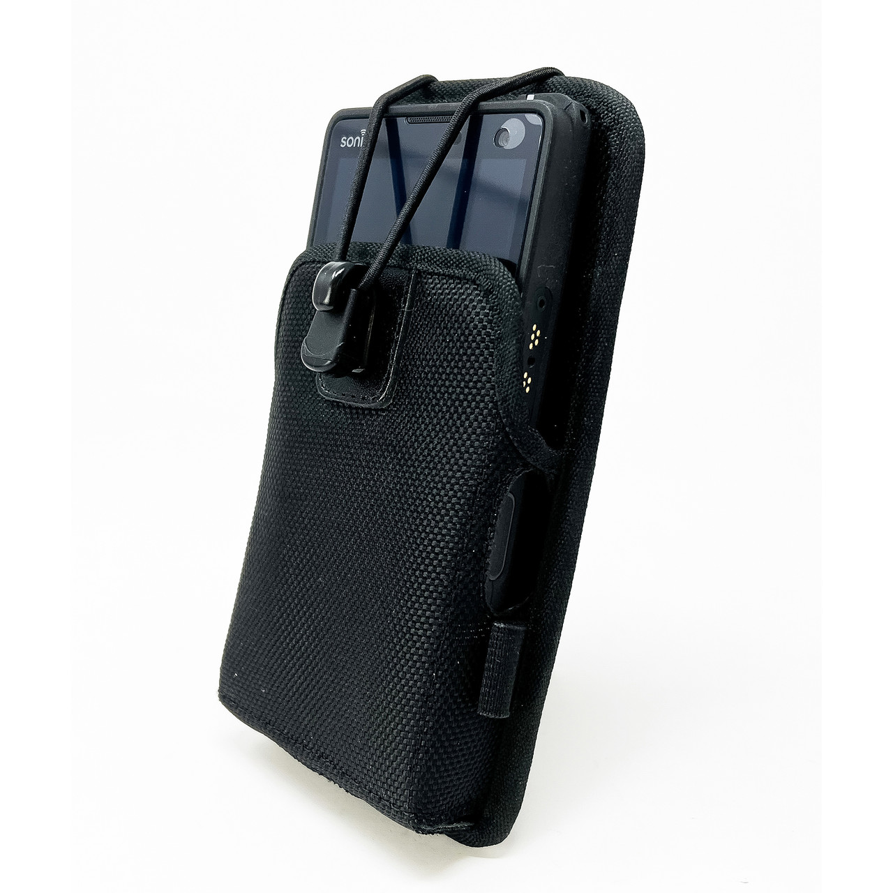 Sonim XP10 Holster Case Black Nylon heavy duty Belt Clip