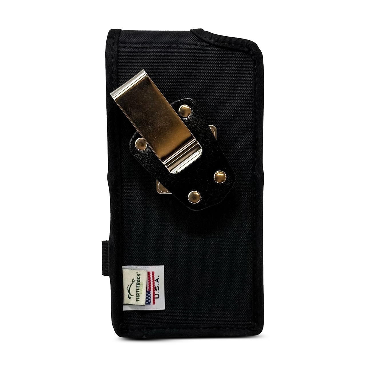 Sonim XP10 Holster Pouch Black Nylon Case Belt Clip Magnetic