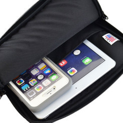 Brown tablet bag with shoulder strap |tablet backpack