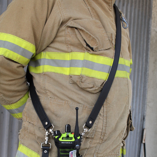 Durable Firefighter Radio Holder & Secure Shoulder Holsters