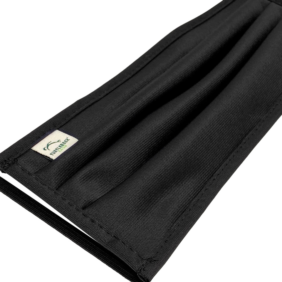 Washable Face Mask Reusable Black Cotton Cloth Adjustable Fit, 2-Ply ...