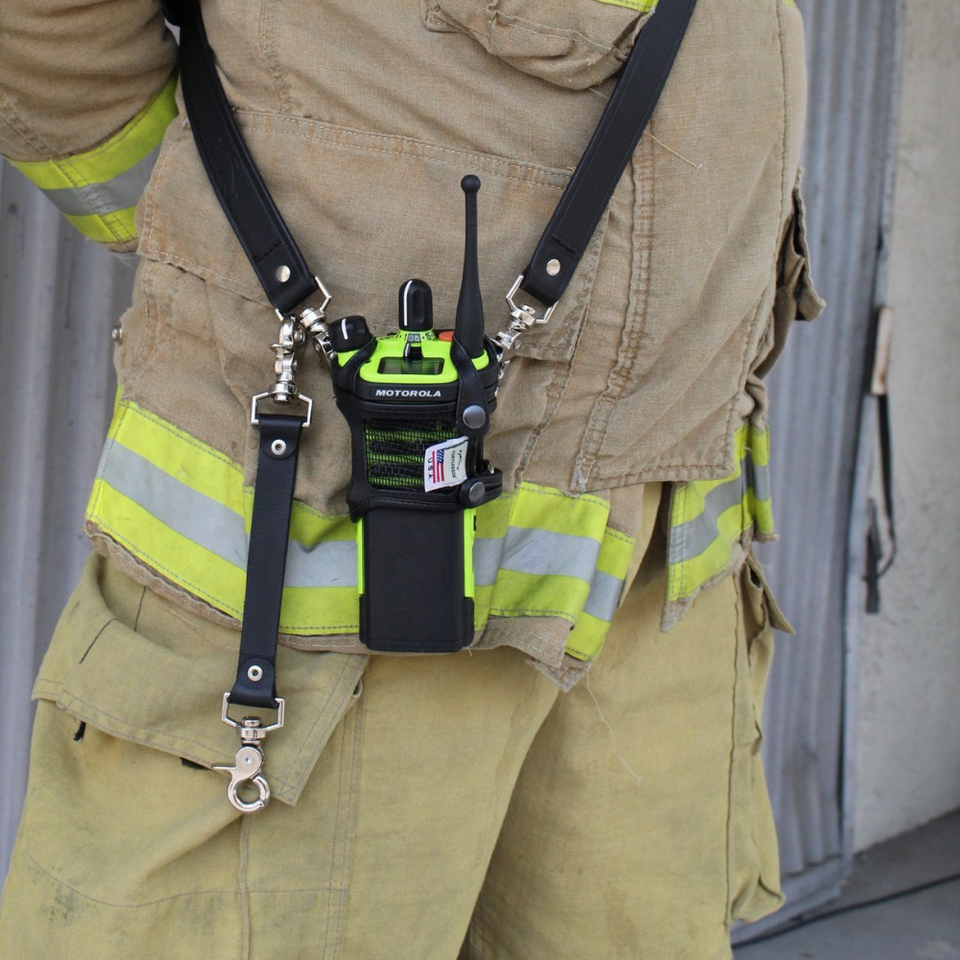 Durable Firefighter Radio Holder & Secure Shoulder Holsters