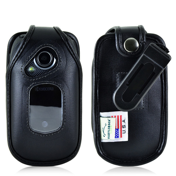 Kyocera Duraxe Leather Case w/ Plastic Belt Clip