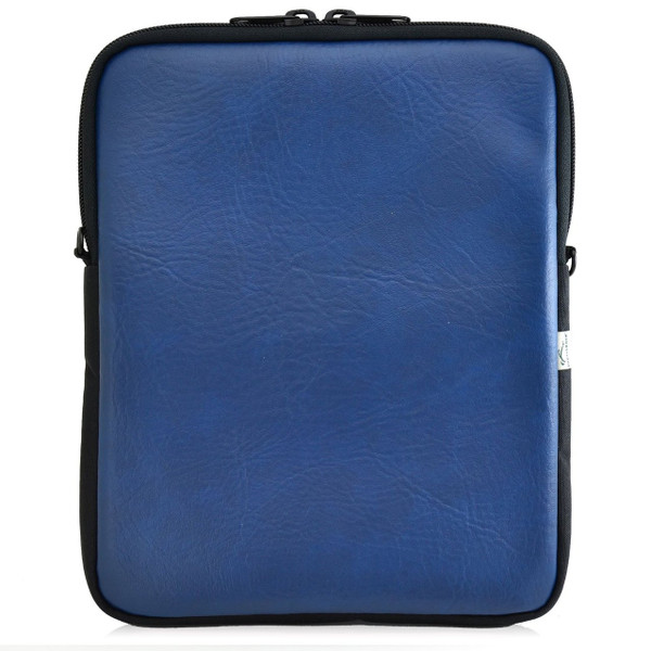 Blue tablet bag with shoulder strap | tablet backpack