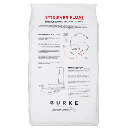 Burke Retriever Float Lifesling Replacement Stow Bag | BoatCrewGear.com