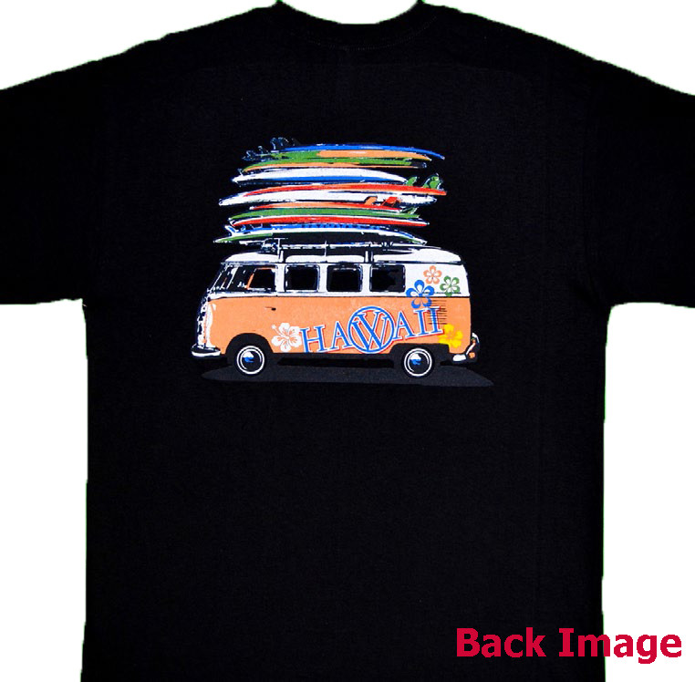 Volkswagen Bus Screenprinted Hawaiian T-Shirt - OhanaWear