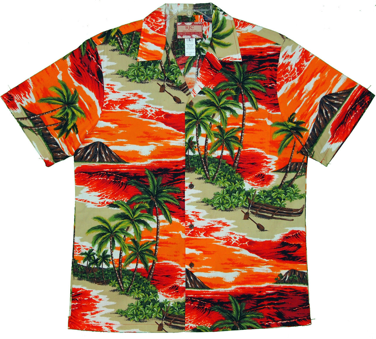 Outrigger Canoe Paddle Men's Hawaiian Shirt - OhanaWear