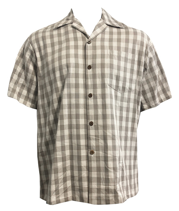 Men's Classic Hawaiian Paniolo Palaka Plaid Shirt - OhanaWear