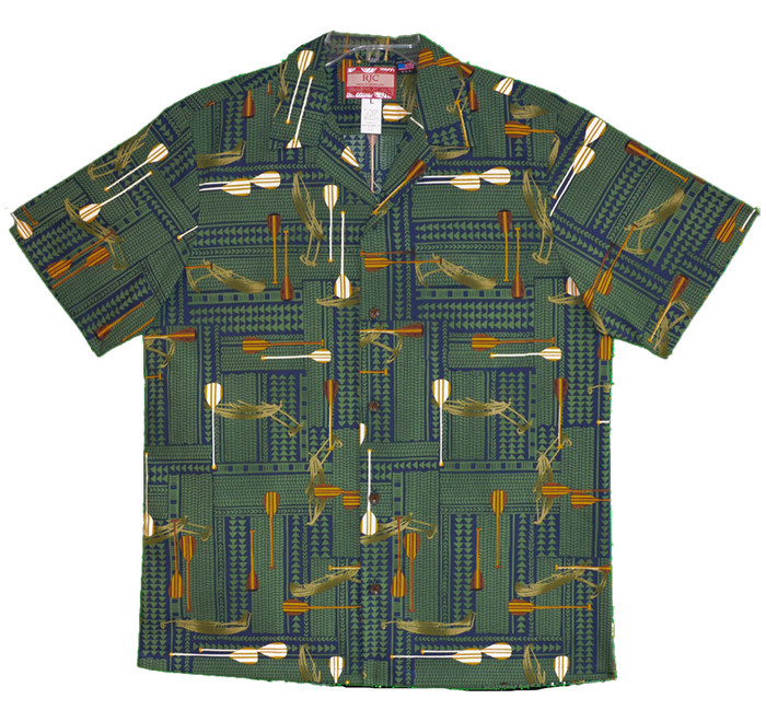 Canoes and Paddles Men's Hawaiian Shirt - OhanaWear